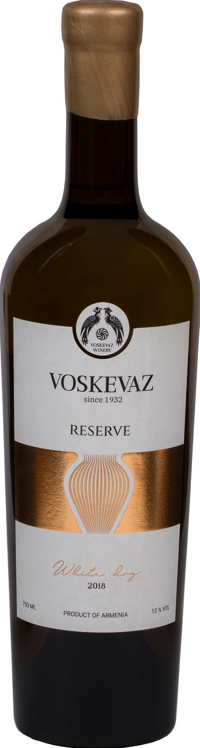 Voskevaz Reserve White Dry 2018 | Armeense Wijnen- Drinkrituals.nl